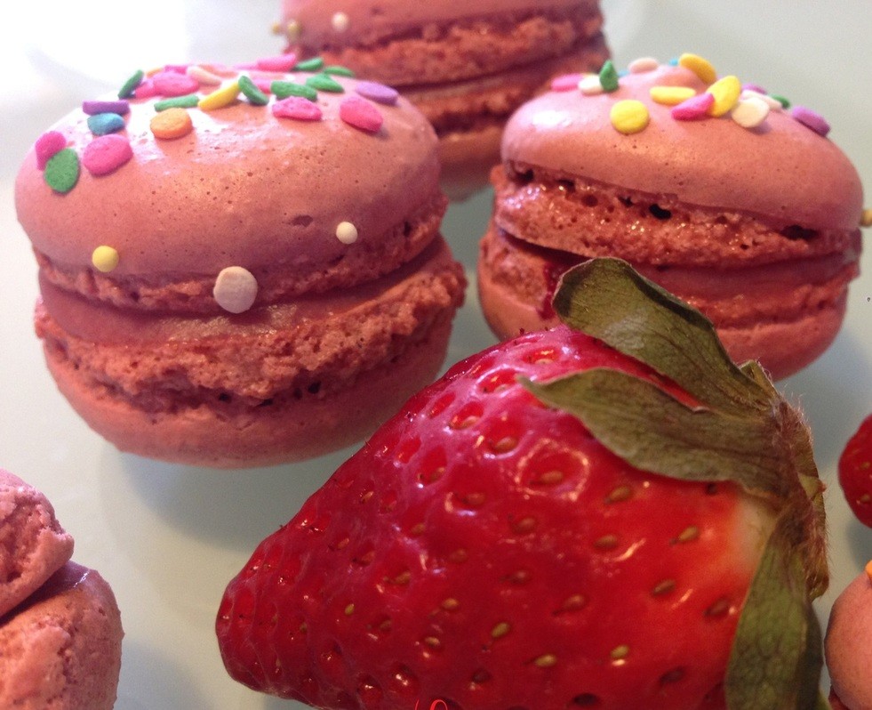 Macarons à la fraise | Les Gourmandises de Némo