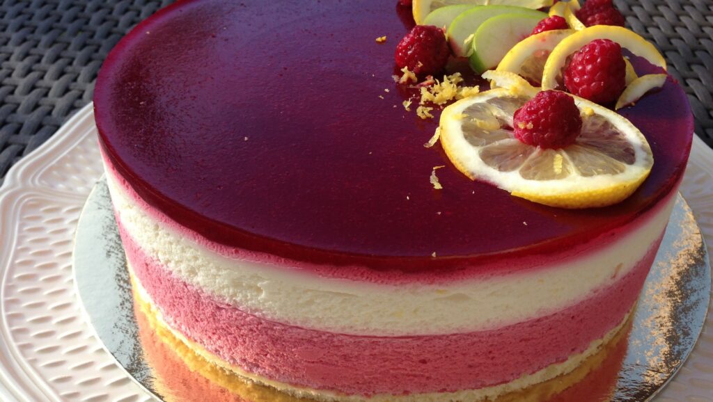 Entremet framboise citron | Les Gourmandises de Némo