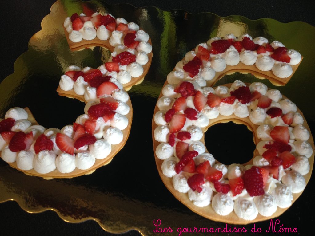 Number cake aux fruits rouges | Les Gourmandises de Némo