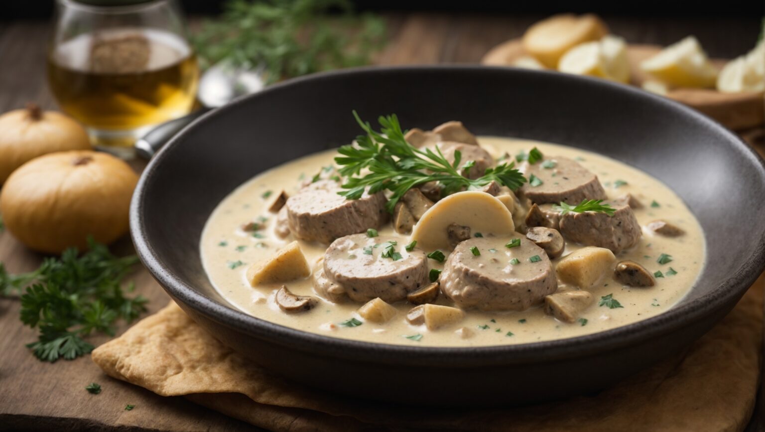 Blanquette de veau à la crème et aux champignons | Les Gourmandises de Némo